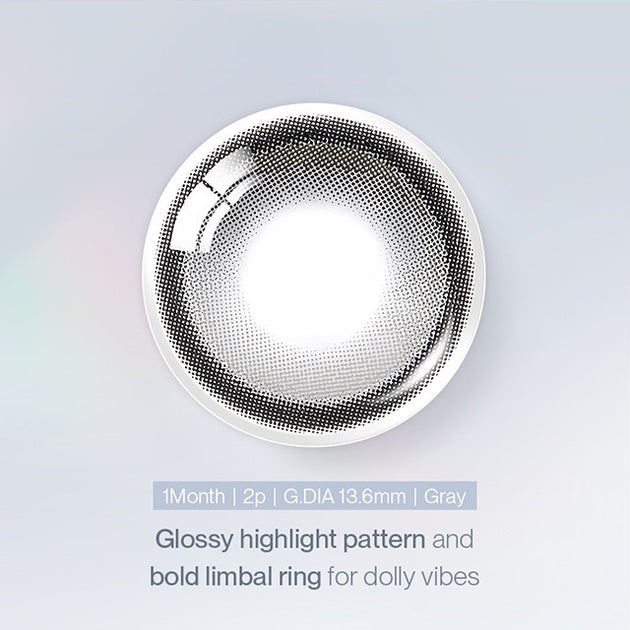 Olens | Big Glowy Gray (1month/2pieces) | Contact Lens – Moona Store