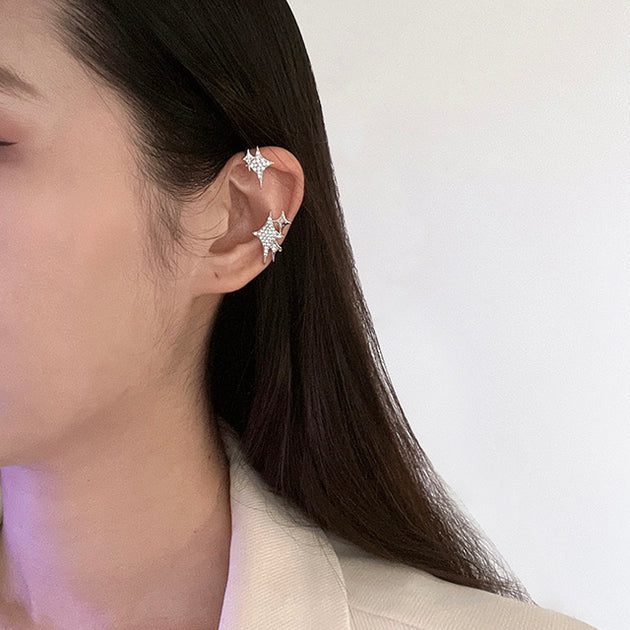 Duo Star Ear Cuff Jewellery and Accessoreis Moona Store
