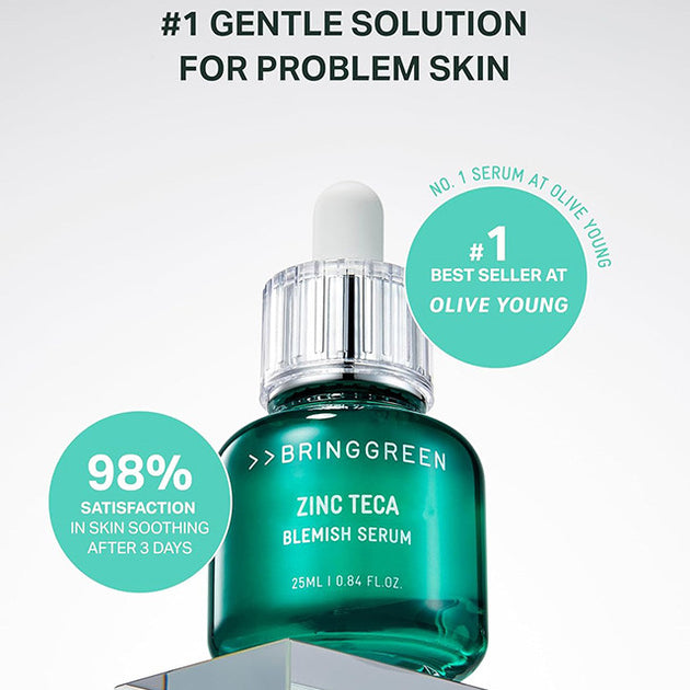 Bring Green | Zinc Teca 1.2% Blemish Serum | Skincare – Moona Store