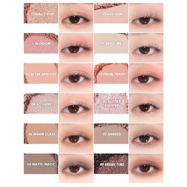 Colorgram | Pint Point Eyeshadow Palette No.1 Peach x Coral = Love | Makeup – Moona Store