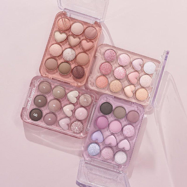 Colorgram | Pint Point Eyeshadow Palette No.1 Peach x Coral = Love ...