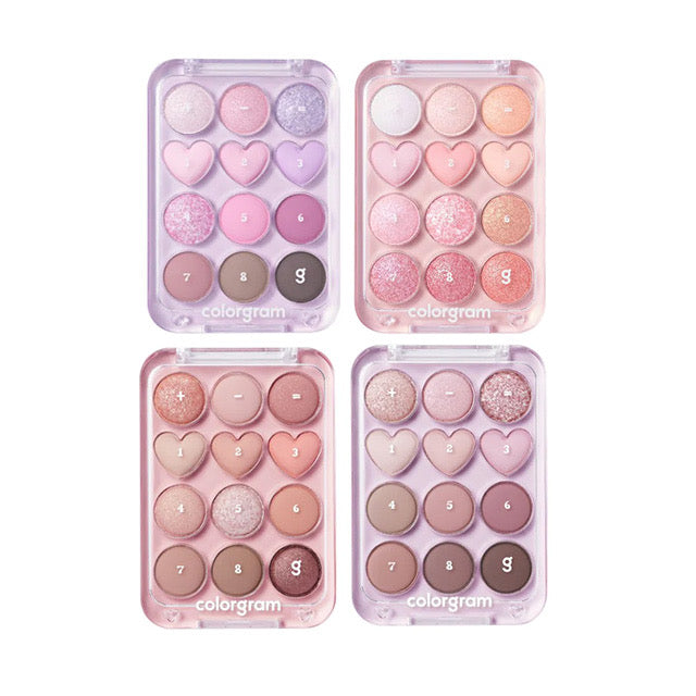 Colorgram | Pint Point Eyeshadow Palette No.1 Peach x Coral = Love ...