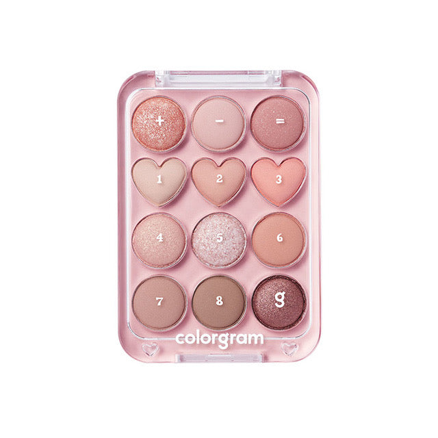 Colorgram | Pint Point Eyeshadow Palette No.1 Peach x Coral = Love | Makeup – Moona Store