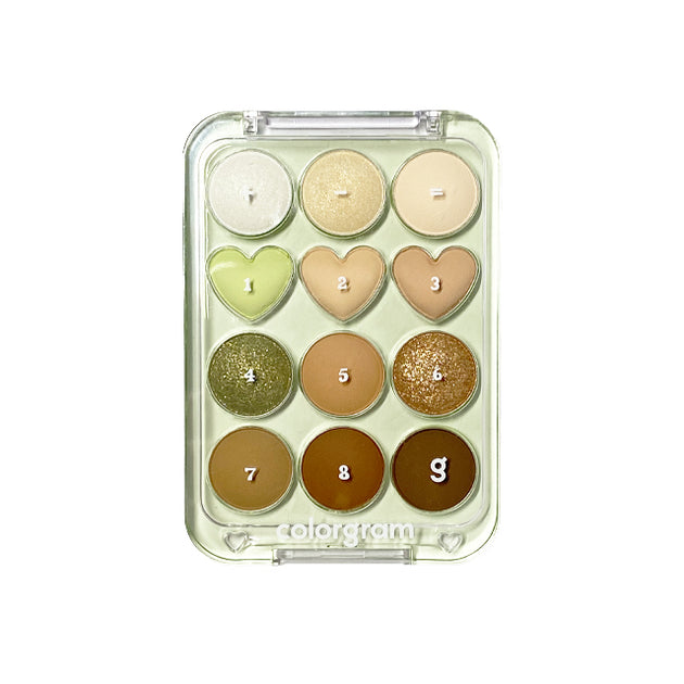 Colorgram | Pint Point Eyeshadow Palette No.6 Buttercup x Brown= Love ...