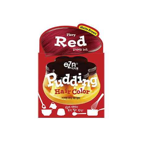 EZN | Shaking Pudding Hair Dye Fiery Red | Hair Dye – Moona Store