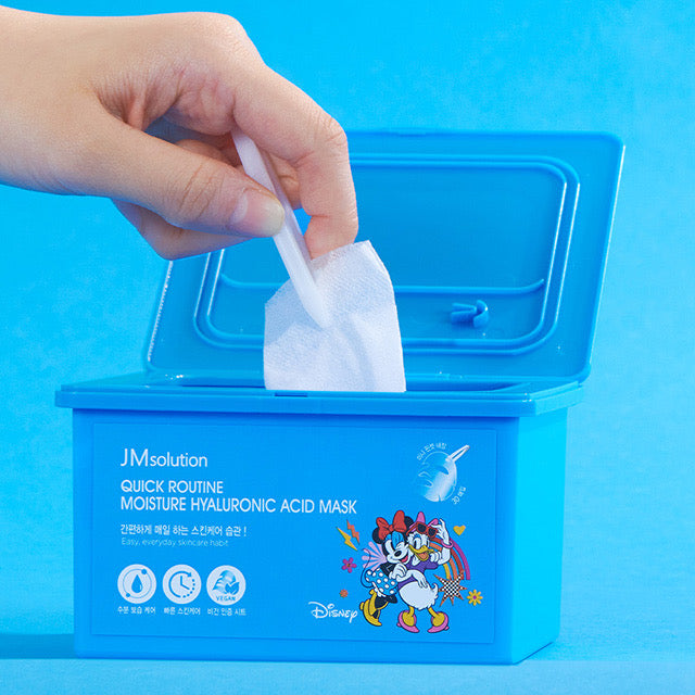JM Solution | Disney Quick Routine Moisture Hyaluronic Acid Mask (30ea ...