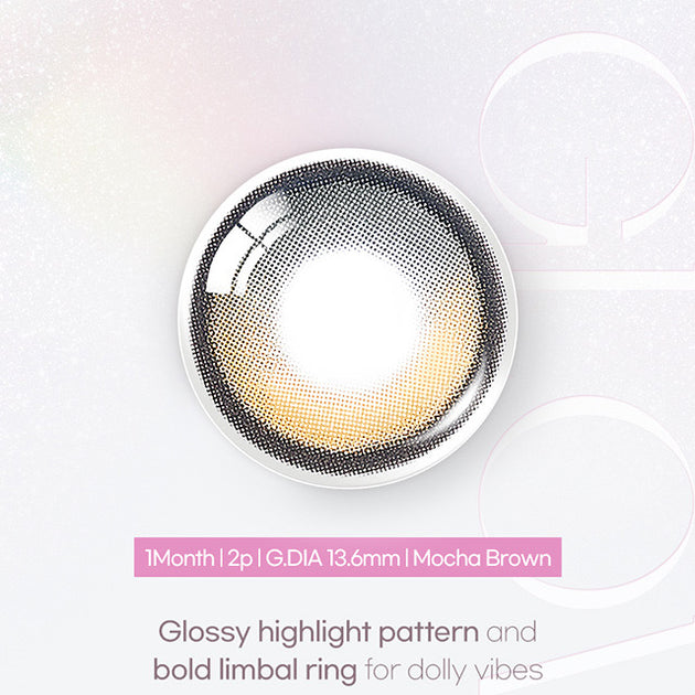 Olens | Big Glowy Mocha Brown (1month/2pieces) | Contact Lens – Moona Store