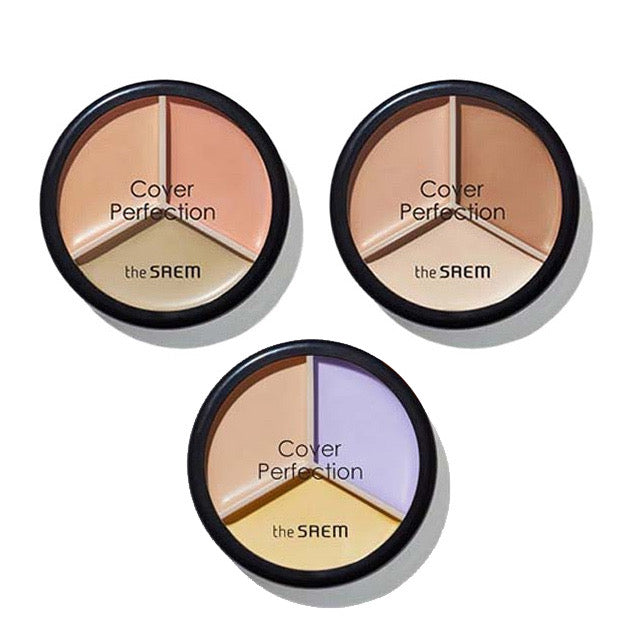 The Saem | Cover Perfection Triple Pot Concealer | Makeup – Moona Store