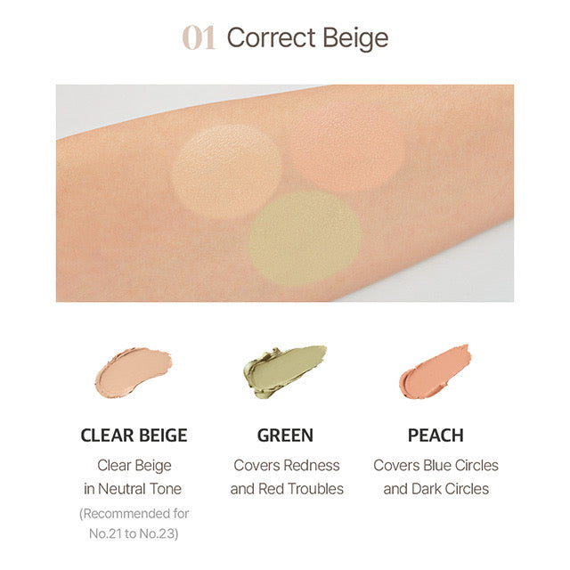 The Saem | Cover Perfection Triple Pot Concealer | Makeup – Moona Store